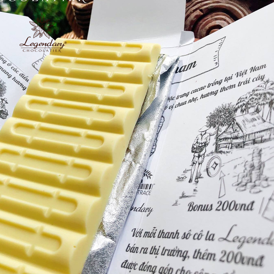 Socola Trắng 40% - Legendary - www.legendary.com.vn